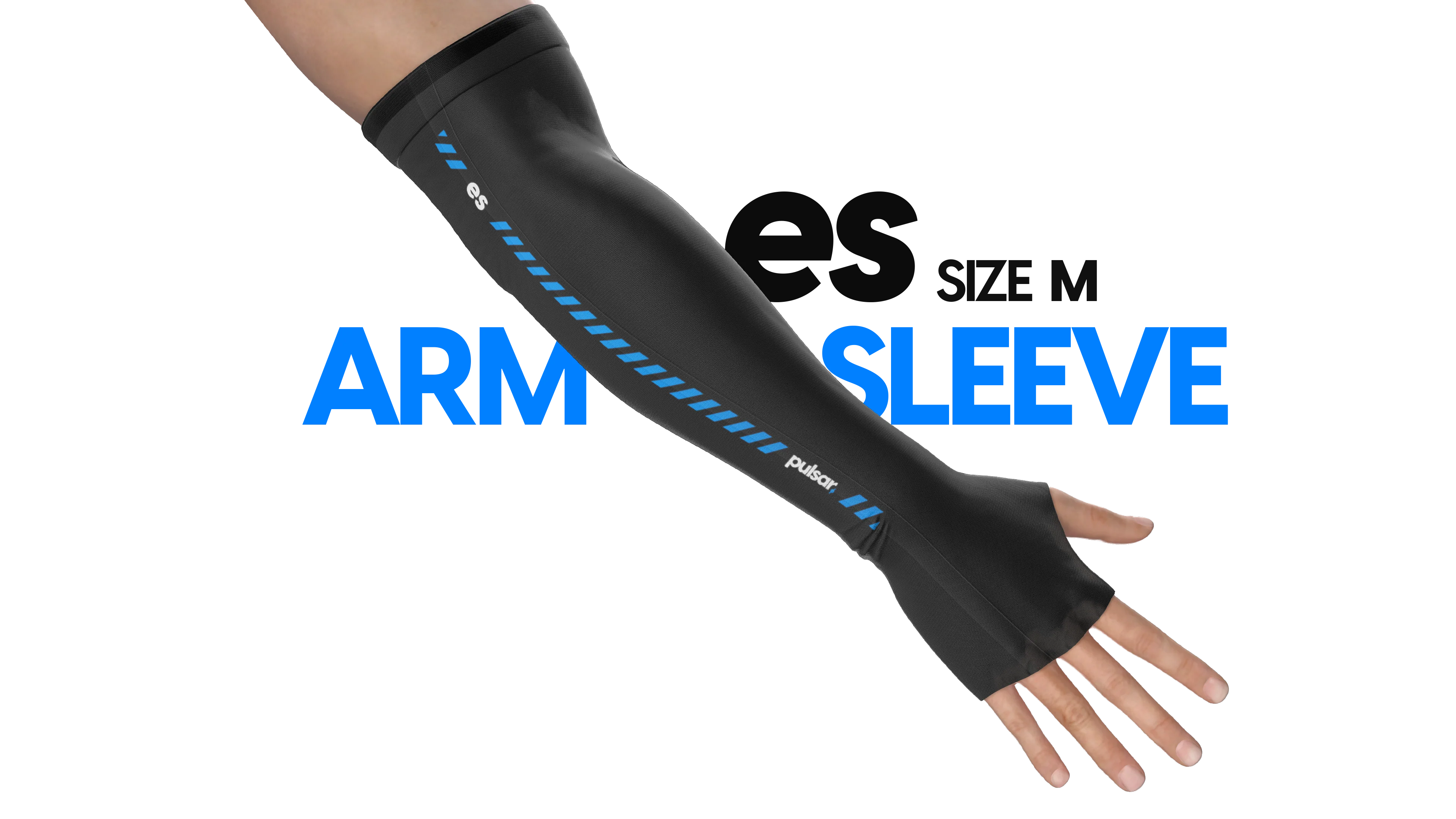 Pulsar eS Arm Sleeve Palm Short Medium Czarny ACEGEAR.PL